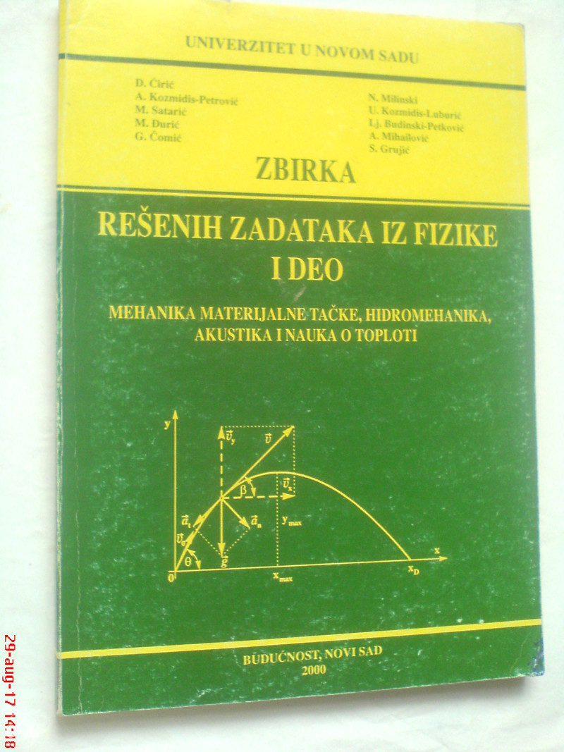udžbenici Zbirka rešenih zadataka iz fizike I deo - Fakultet - OLX.ba udžbenici Zbirka rešenih zadataka iz fizike I deo - Fakultet - OLX.ba