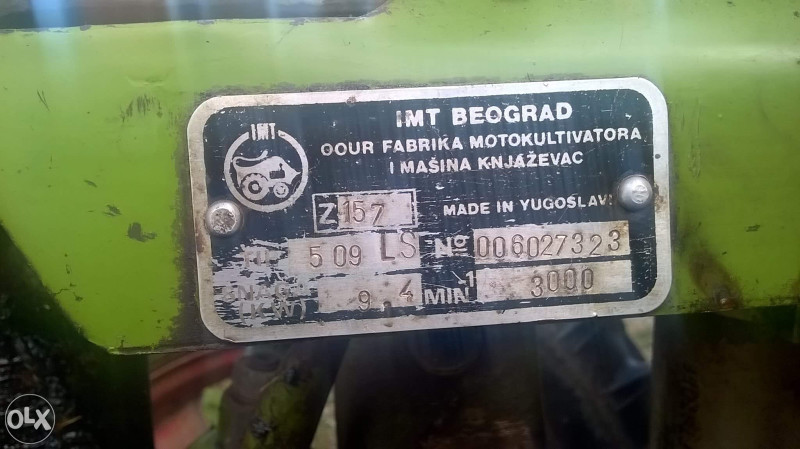 Motokultivator imt 509 - Motokultivatori - OLX.ba