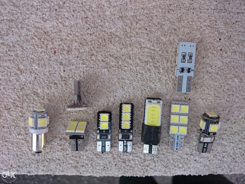 Sijalice LED tablice pozicije auto 6 SMD Xenon - Svjetla tablica - OLX.ba