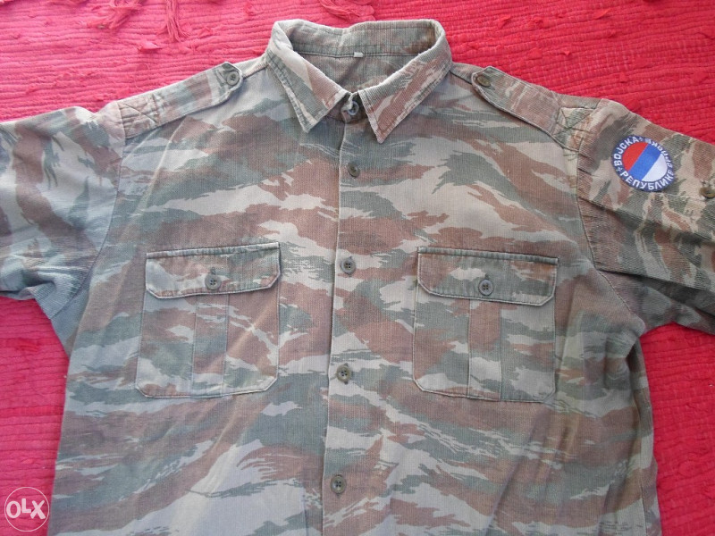 vojna kosulja VRS u tigar sari sa amblemom 34 - Vojna oprema - OLX.ba
