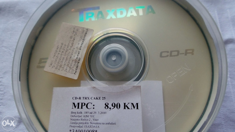 CD, DVD, Traxdata, prazni 28 kom - Ostalo - OLX.ba