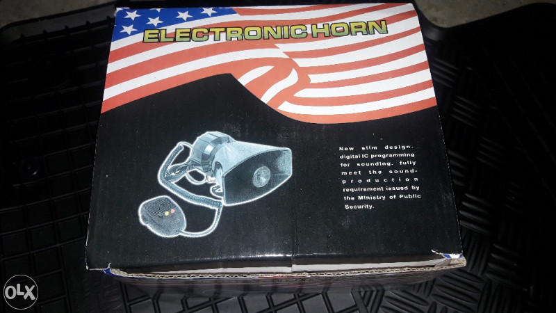 Auto megafon + svirena 5 tonova 12V 100w - Sirene i tasteri - OLX.ba