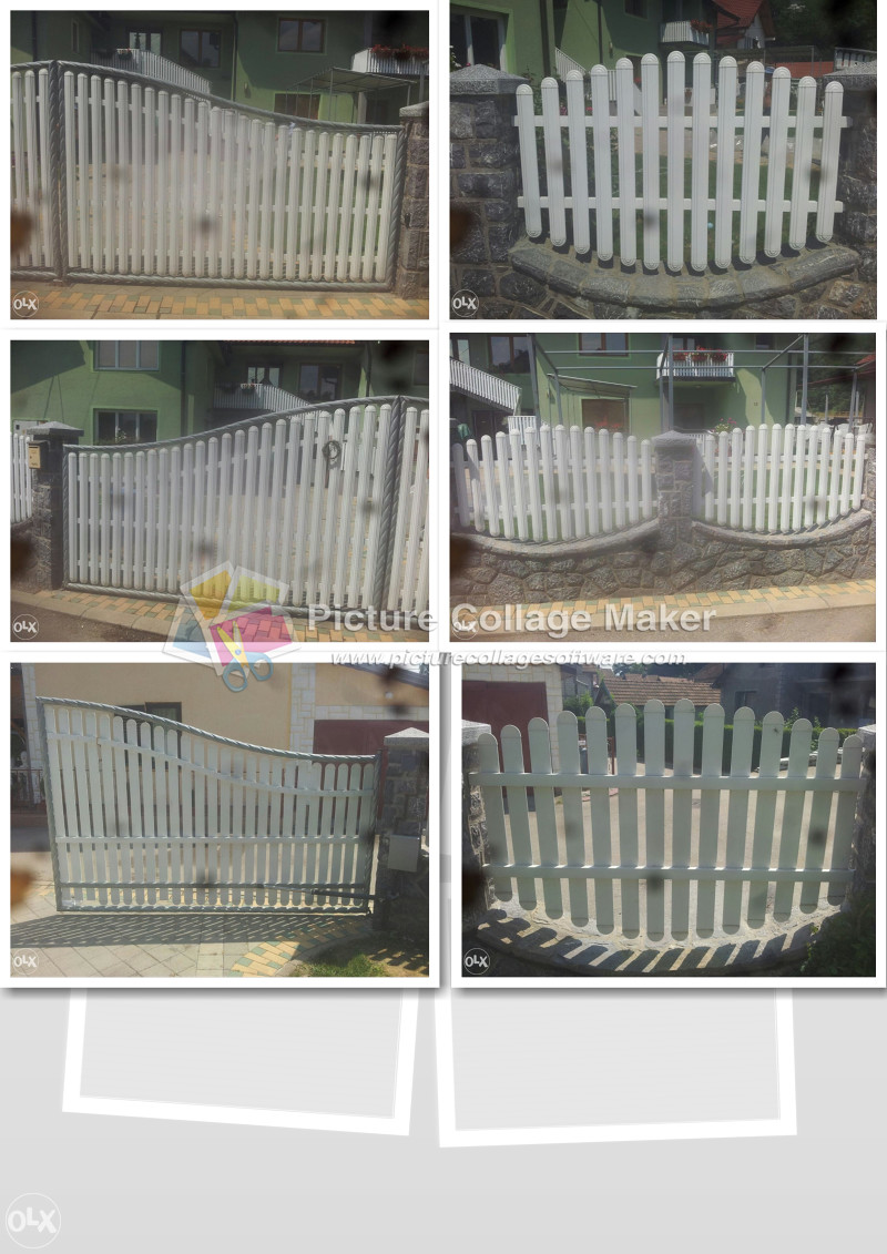PVC(plasticna)OGRADA za dvorišta,balkone,terase,kapije - Ograde - OLX.ba