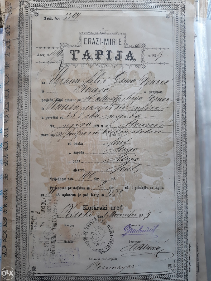 PRODAJEM TAPIJE, TAPIJA, TAPIJU, AUSTROUGARSKA - Knjige i dokumenti ...