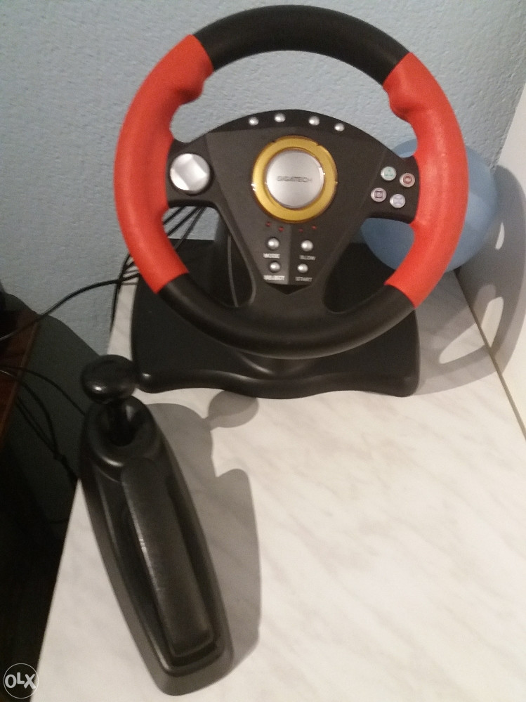 Gigatech volan za PC (volan rucna mjenjac gas kocnica - Volani za PC i ...