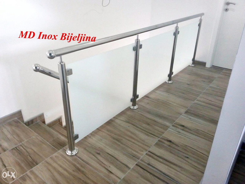 Prohrom inox inoks ograda staklo staklene ograde - Ograde - OLX.ba
