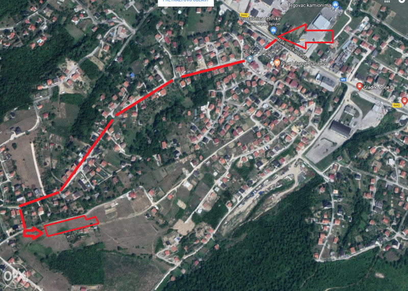 Zemljiste, Mostarsko Raskršće, Gladno Polje, 3000m2 - Zemljišta - OLX.ba