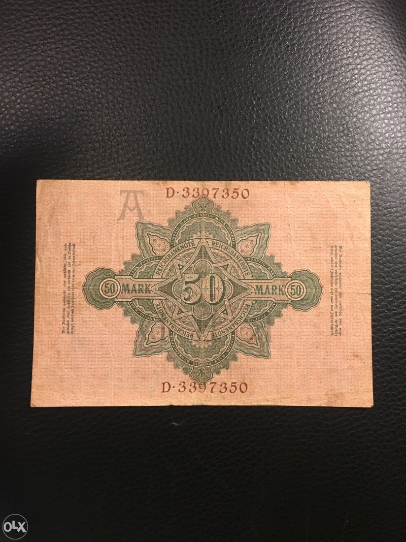 50 maraka april 1910 - Novčanice - OLX.ba