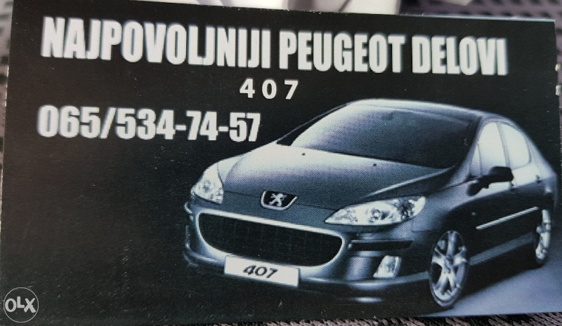 Peugeot 407 polovni delovi - Automobili u dijelovima - OLX.ba